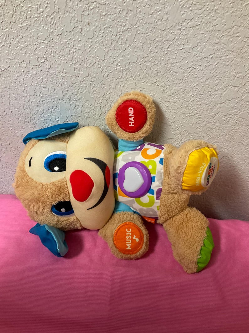Fisher Price Laugh & Learn Puppy Plush Educational Toy Stuffed Animals ...