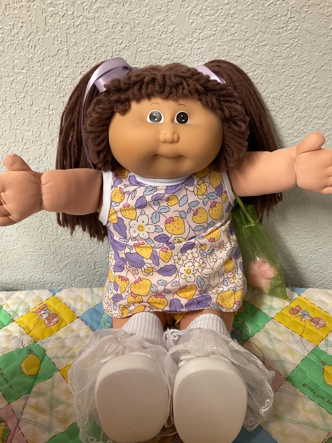 Vintage Cabbage Patch Kid Girl Hong Kong KT Factory Second Edition Head ...