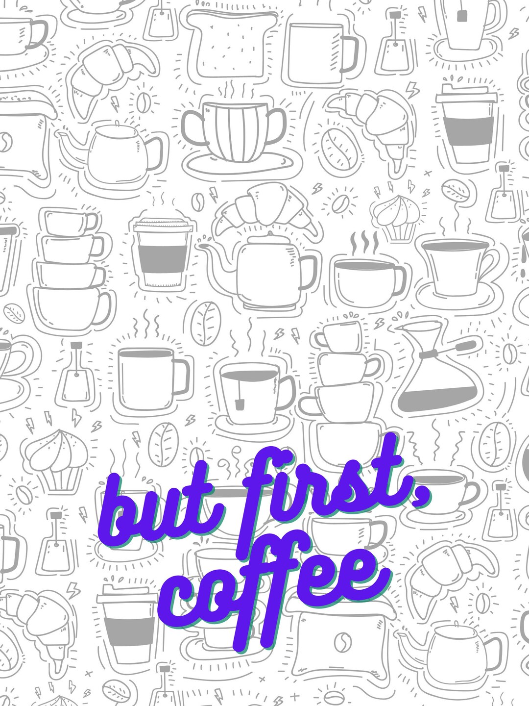 But First, Coffee Poster DIGITAL DOWNLOAD - Etsy UK
