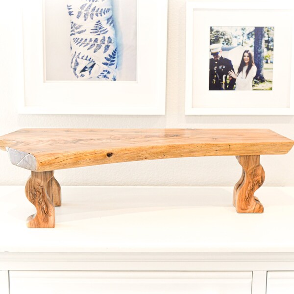 Live Edge Wood Riser - Etsy