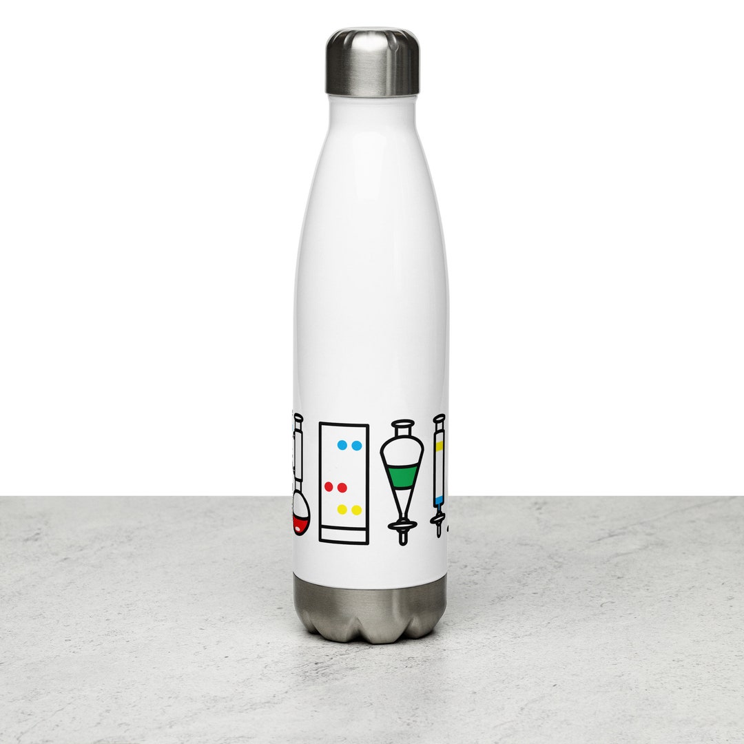 Organic Chemistry Water Bottle - Laboratory Experiments - Etsy