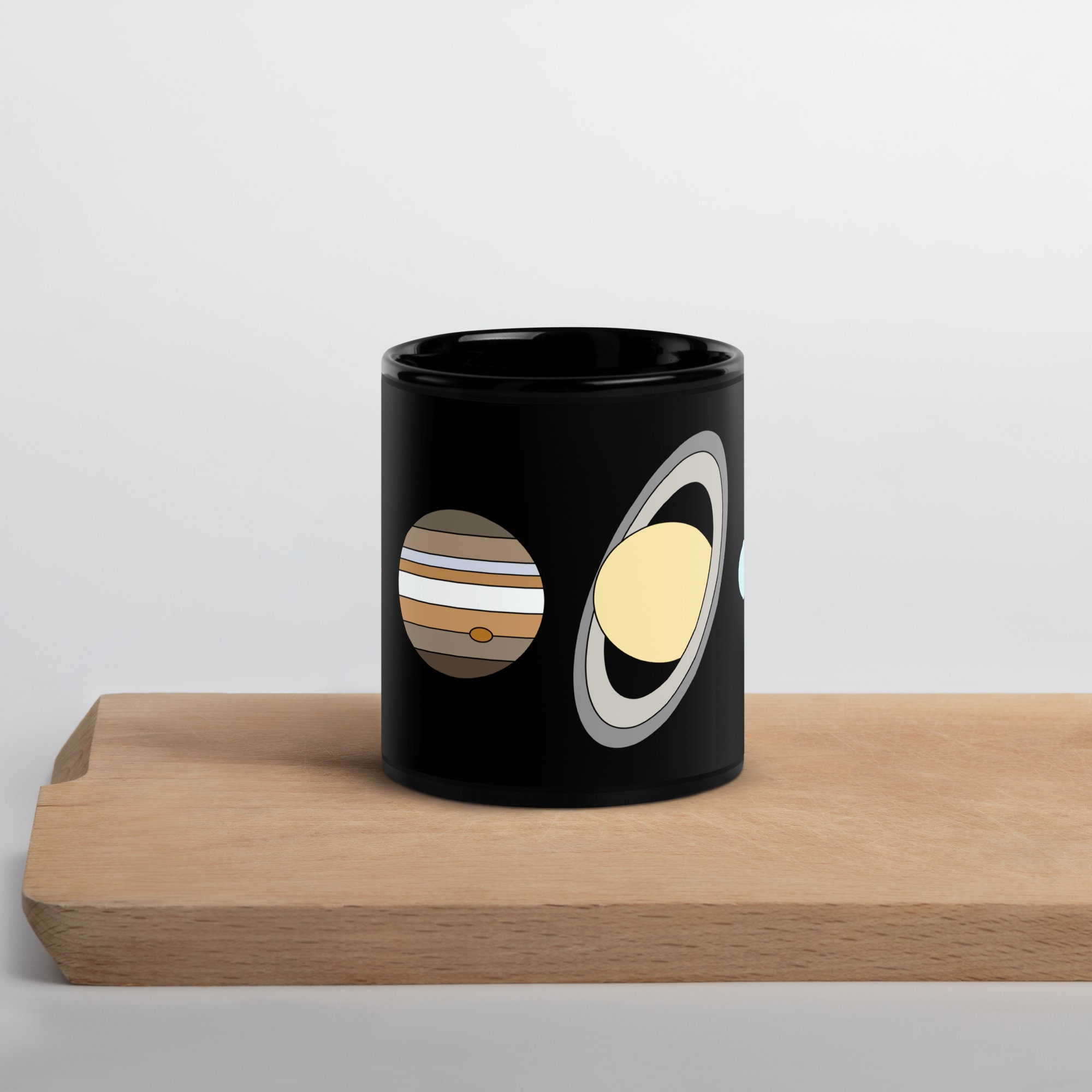 Astronomy Mug Solar System Planets Drawn to Scale True - Etsy