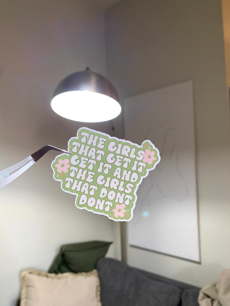 The Girls That Get It Get It Stickers Tiktok Sound Stickers - Etsy