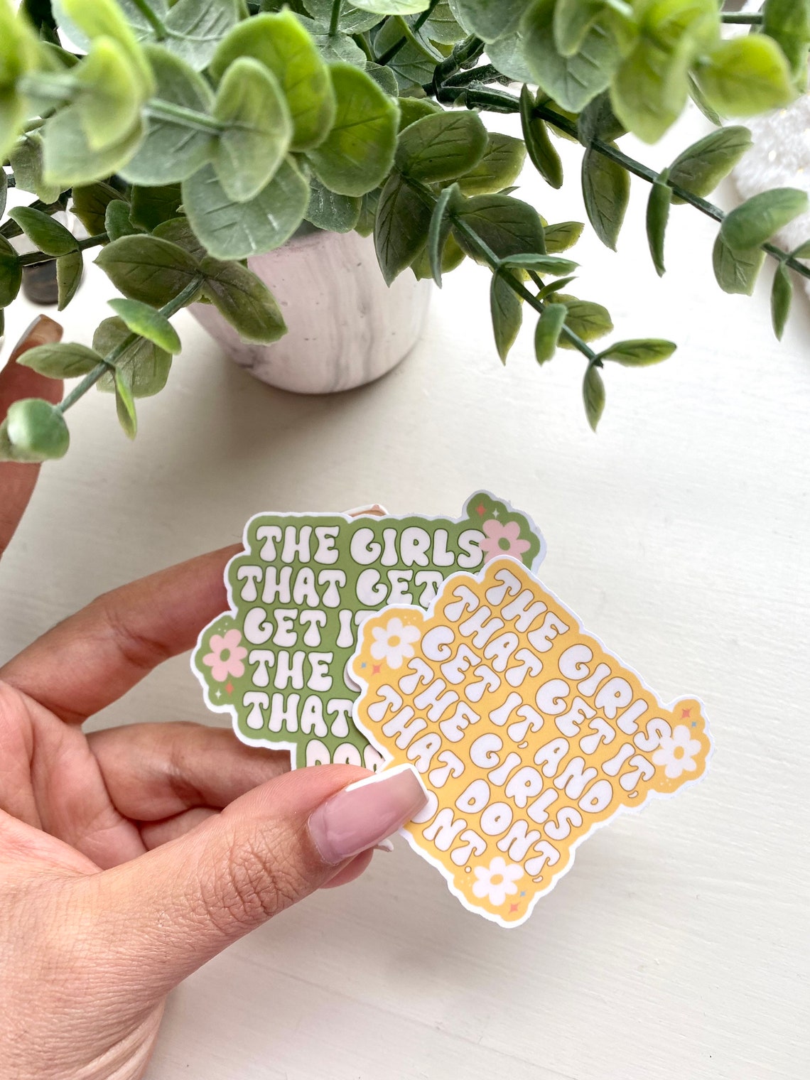 The Girls That Get It Get It Stickers Tiktok Sound Stickers - Etsy