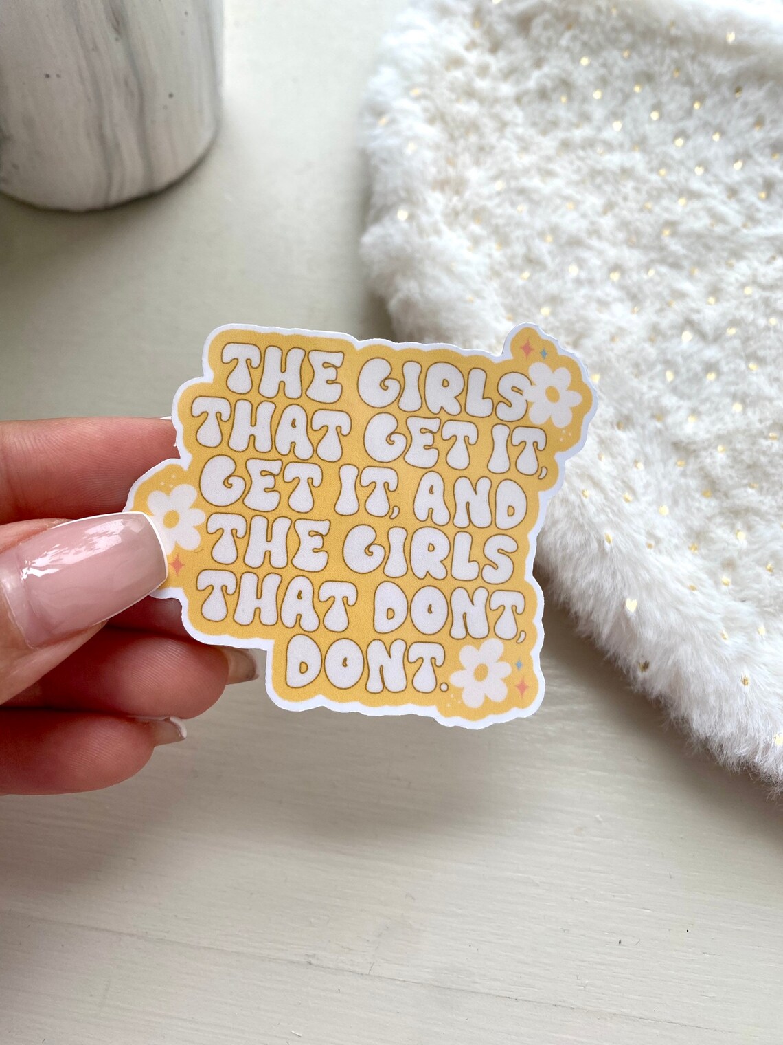 The Girls That Get It Get It Stickers Tiktok Sound Stickers - Etsy