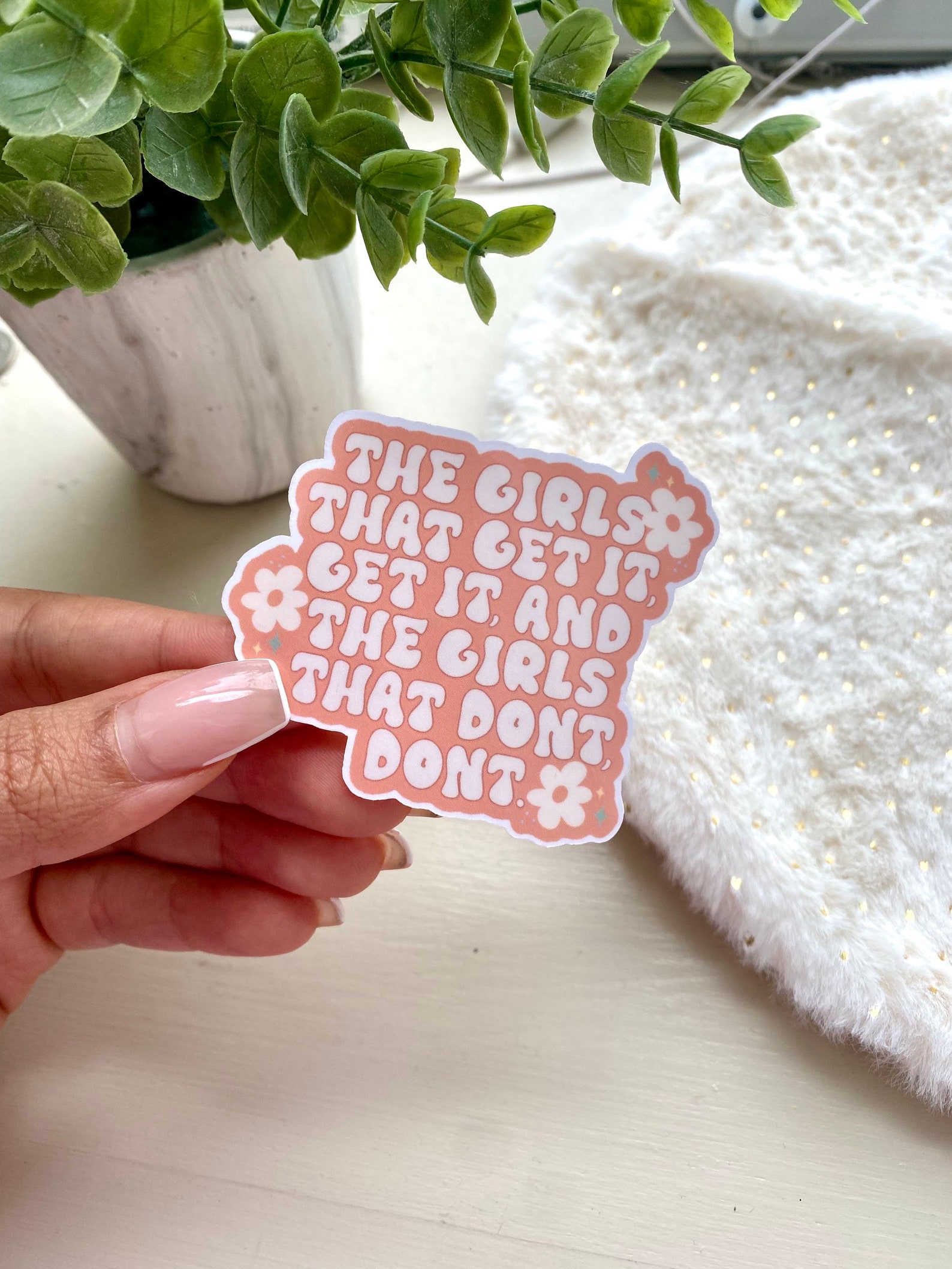 The Girls That Get It Get It Stickers Tiktok Sound Stickers - Etsy