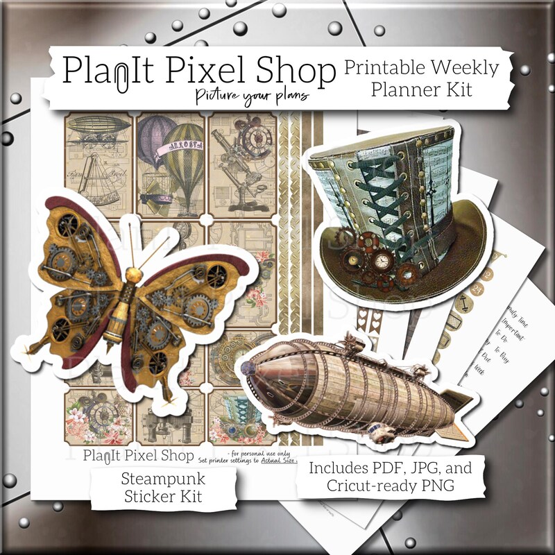 Steampunk Labels - Etsy