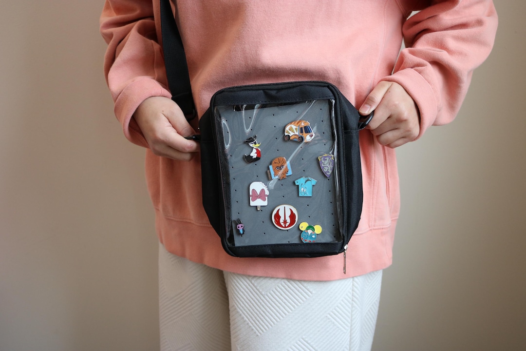 Pin Display Crossbody Bag | Disney Pin Trading Bag | Pin Collection ...