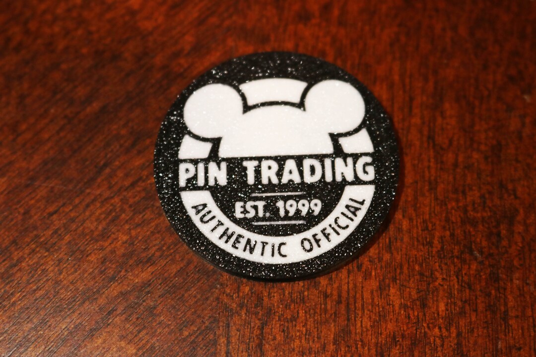 Disney Pin Trading Logo Pin / Magnet | Enamel Pin | Magnet - Etsy