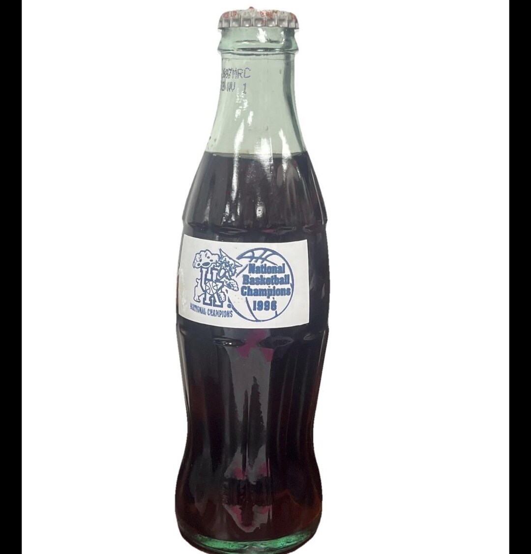 Coke Bottle 1996 UK Basketball 8 Oz Beverage in Bottle, University of ...