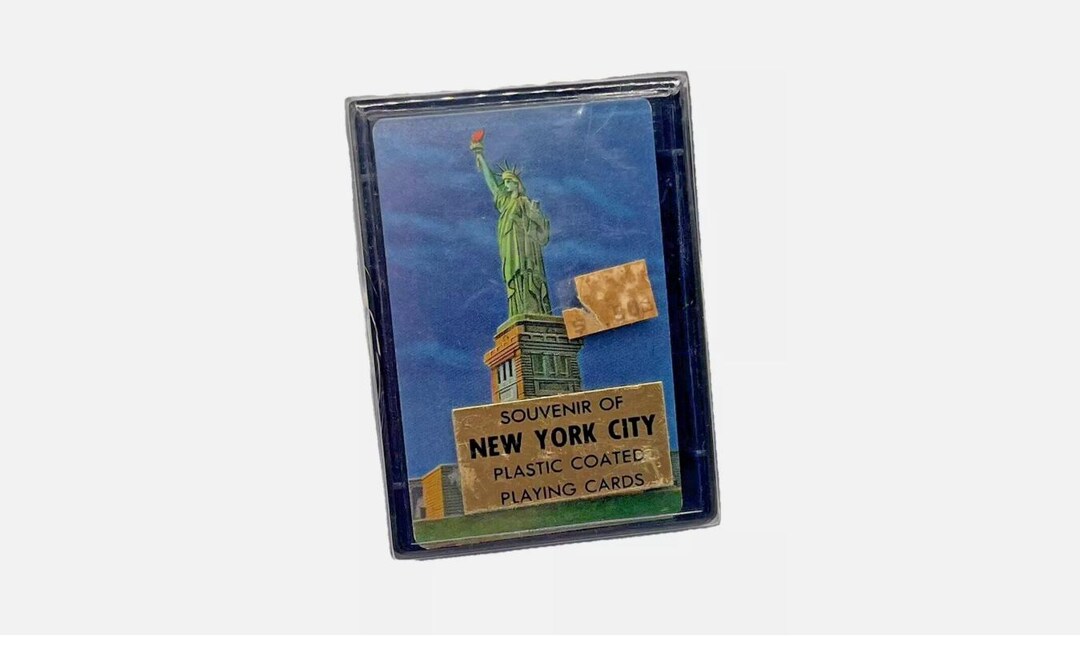 New York City Statue of Liberty Vintage Souvenir Playing Cards in ...