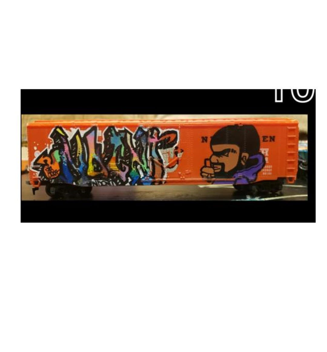 HO Scale Boxcar With Original Graffiti Art - New Hampshire Model Train ...