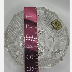 Hazel Ware Prescut Crystal Bowl Early American Collectible Fine Dining ...