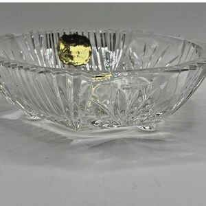 Hazel Ware Prescut Crystal Bowl Early American Collectible Fine Dining ...