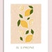 Il Limone Italian Lemon Art Print, Sorrento Italy Print, Italian ...