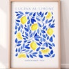 Set of 10 Greeting Cards Featuring Blue Lemon Branches in Vase Artwork ...