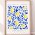 Set of 10 Greeting Cards Featuring Blue Lemon Branches in Vase Artwork ...