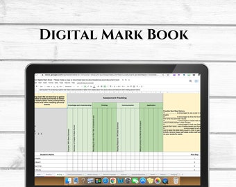 Teacher Digital Gradebook - Etsy