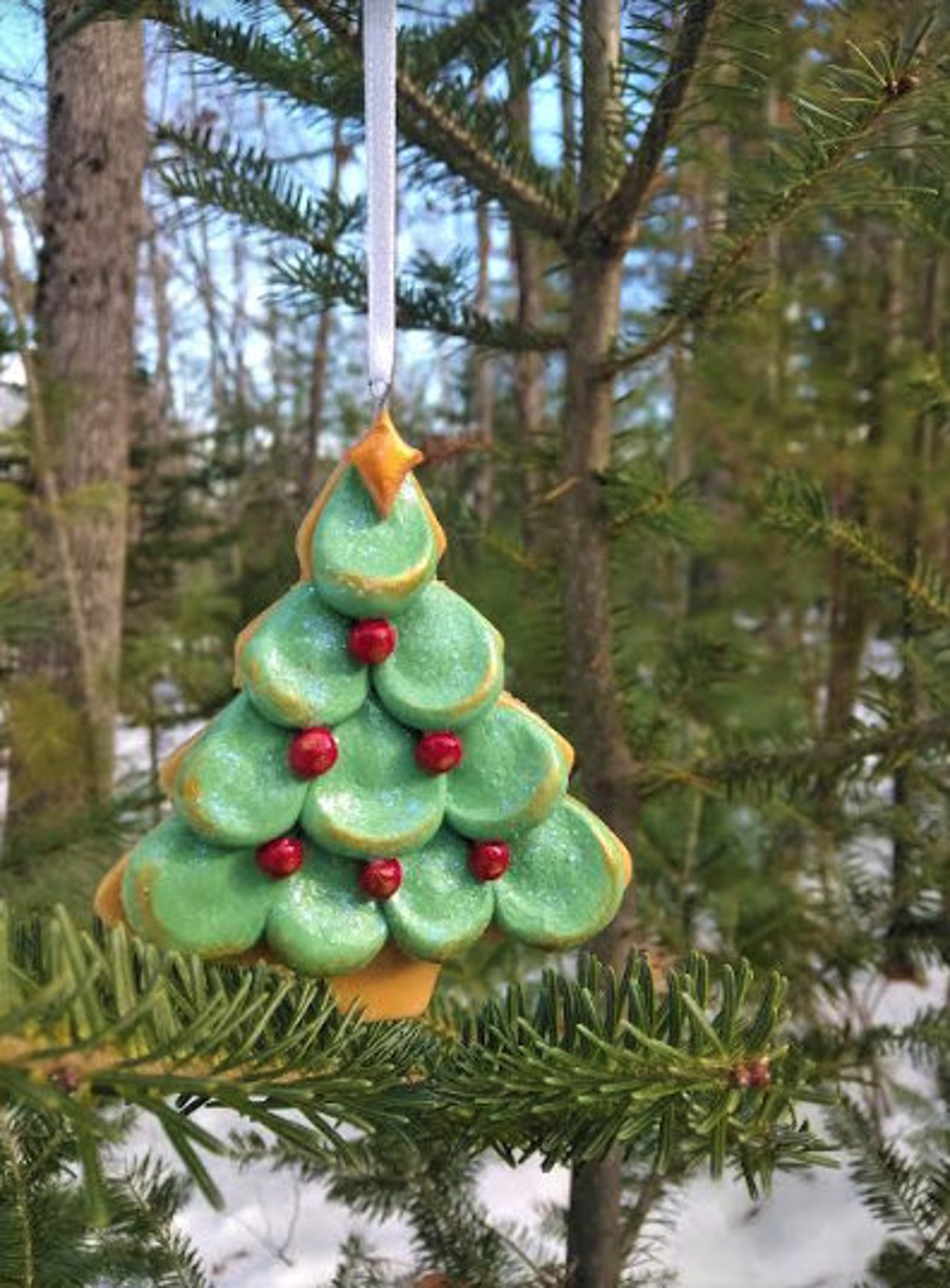 4-pack Christmas Cookie Ornaments - Etsy