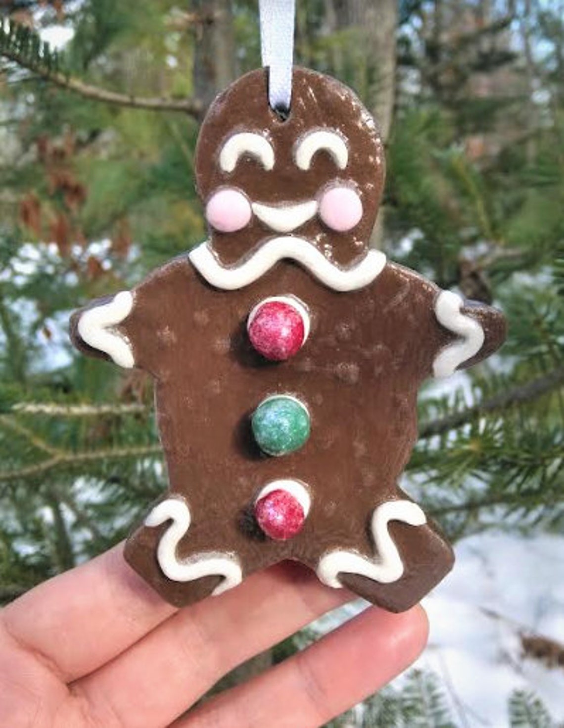 4-pack Christmas Cookie Ornaments - Etsy
