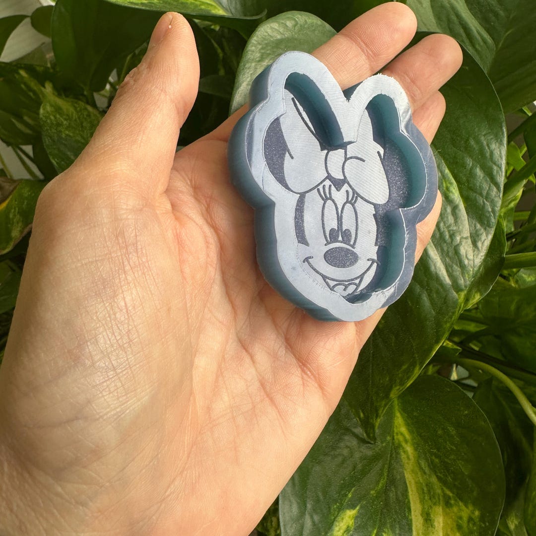 Minnie Silicone Mold for Resin, UV Resin Mold, Minnie Mouse Mold, Girl ...
