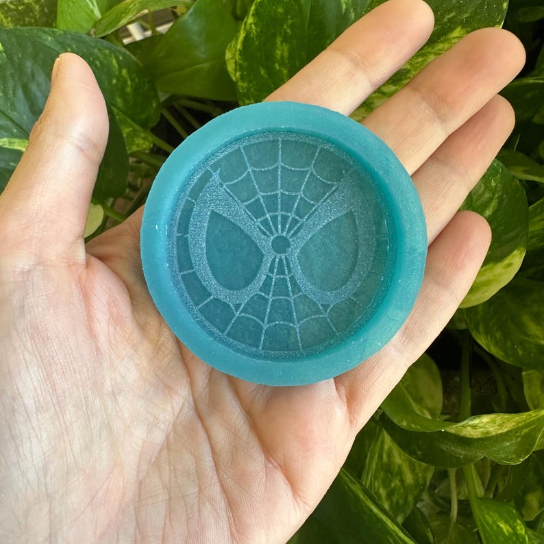 Spider Man Silicone Mold, Super Hero Mold, Chocolate Mold, Resin ...