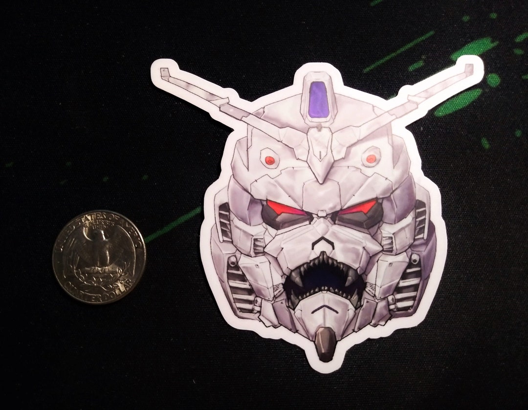 Mecha Anime Gundam Inspired Robot Vinyl Sticker - Etsy