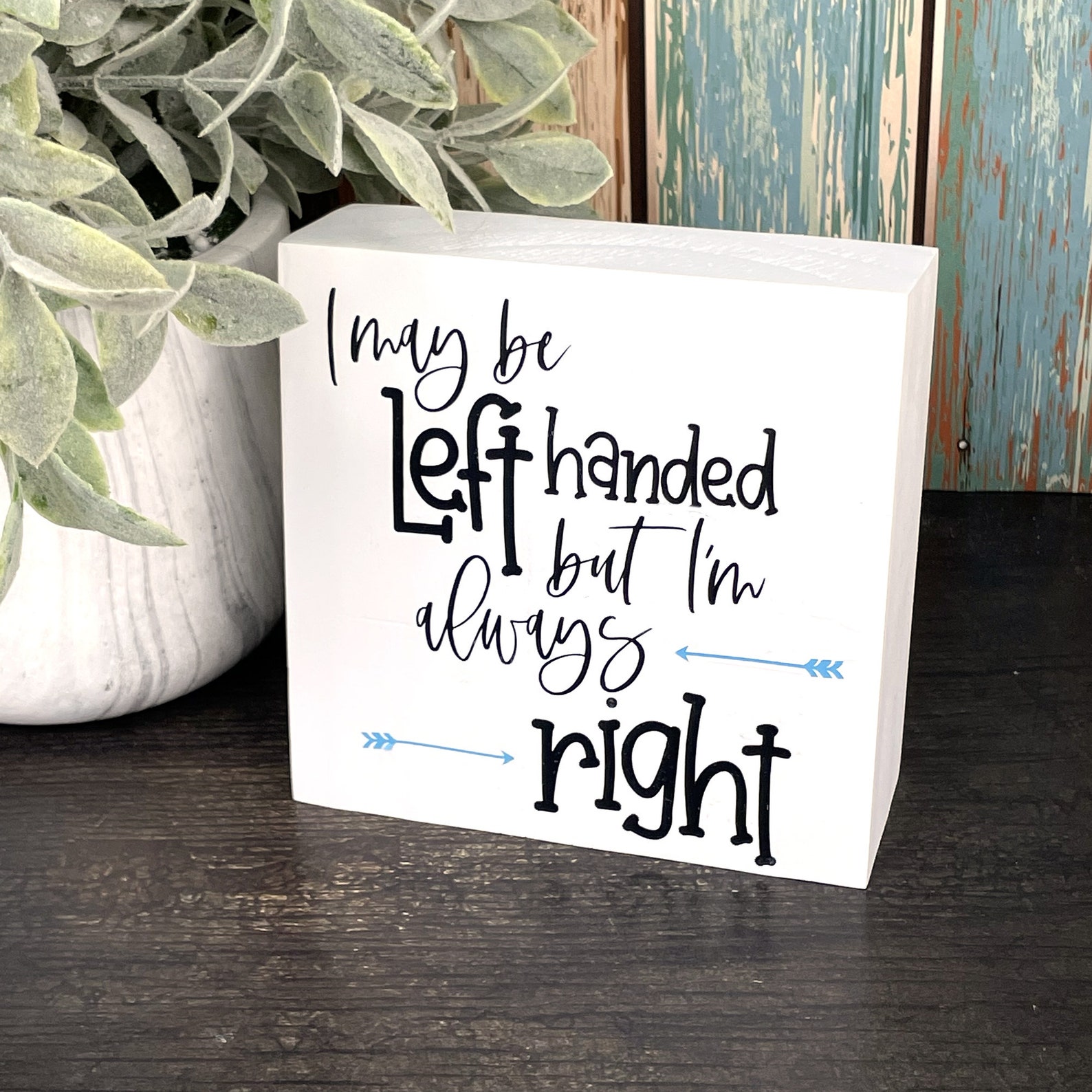 Left Handed Svg File, Vector Artwork Cricut and Silhouette, Made-up ...