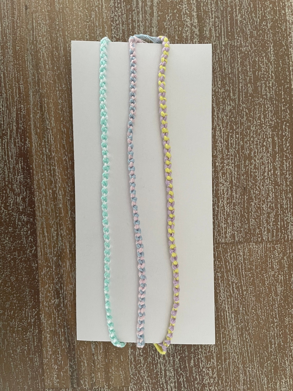 3 Pack Pastel Friendship Bracelets Rakhri Bracelets - Etsy