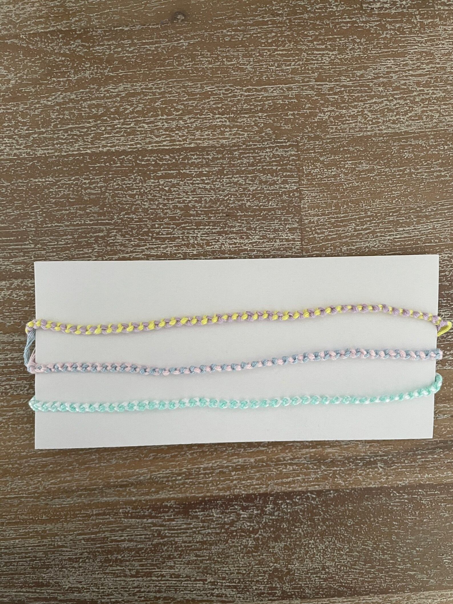 3 Pack Pastel Friendship Bracelets Rakhri Bracelets - Etsy