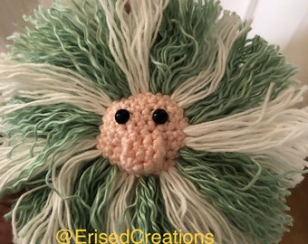 Completed Amigurumi Pygmy Puffs with Attachable Magnetic Shoulder ...