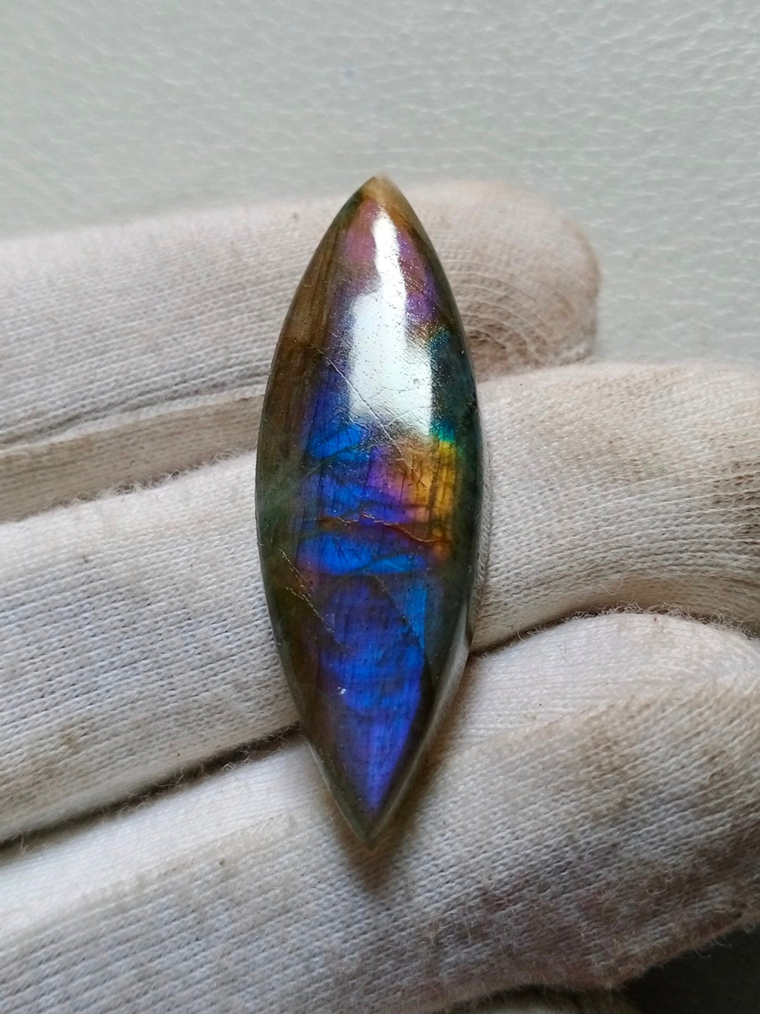 Likable Unique Rare Purple Fire Labradorite Cabochon Pendant Jewelry ...