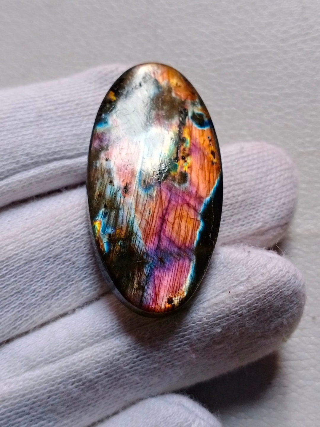 Likable Unique Multi Rare Fire Labradorite Cabochon Pendant Jewelry ...