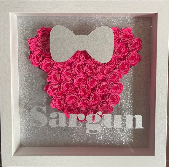 Minnie Mouse Shadow Box - Etsy