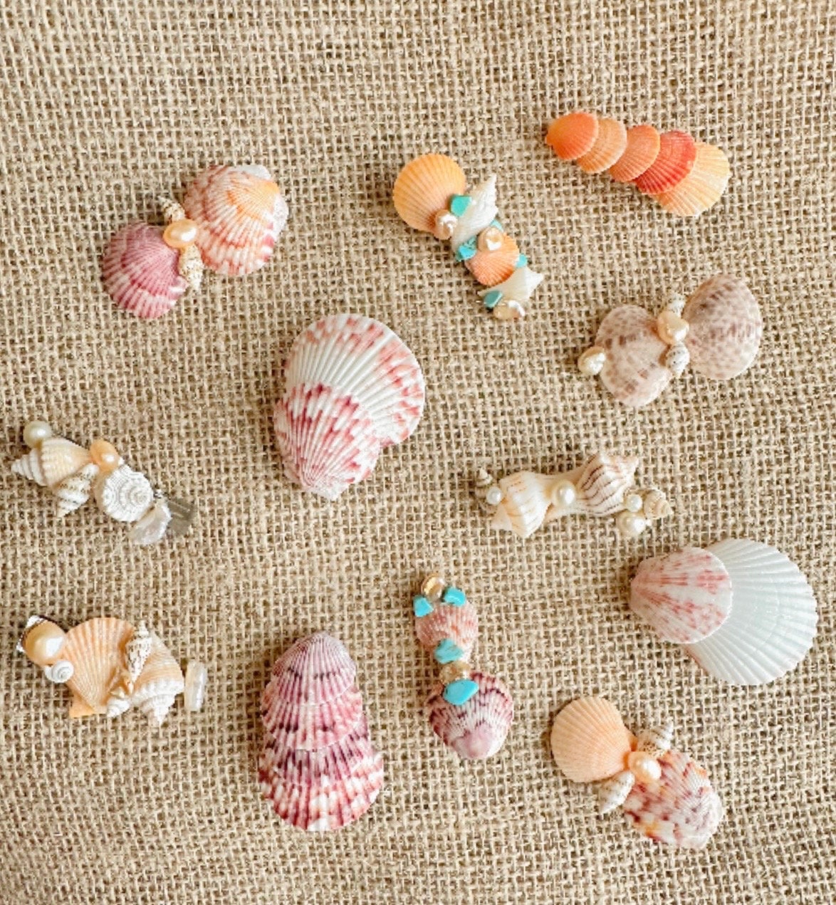 Sanibel Seashell Hair Clips: Beach Wedding Hair Accessories - Etsy