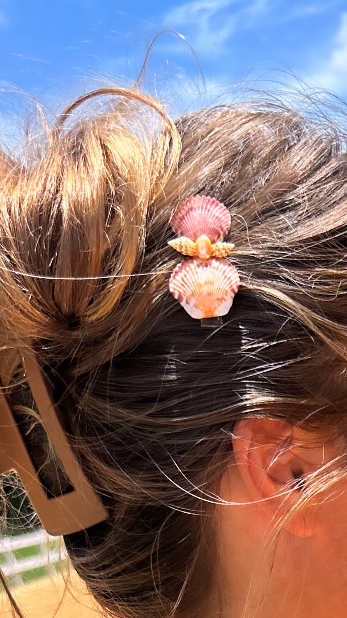 Sanibel Seashell Hair Clips, Beach Wedding Hair Clips, Shell Hair Clips ...