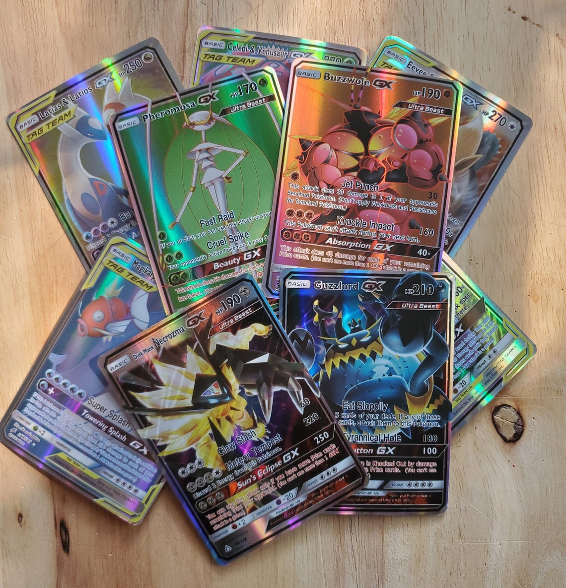Bundle of Pokemon Cards GX Ultra Beast GX Tag Team | Etsy