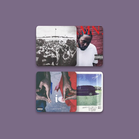 Kdot Album Coaster 4pc Set - Etsy