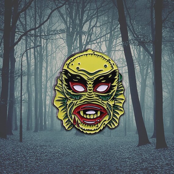 Swamp Creature Enamel Pin Horror Movie Collection. - Etsy