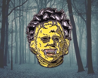 Leatherface Pin - Etsy