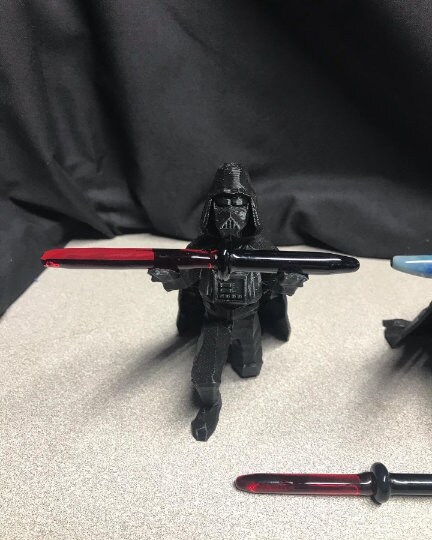 Glass Lightsaber Tool With Darth Vader Stand - Etsy
