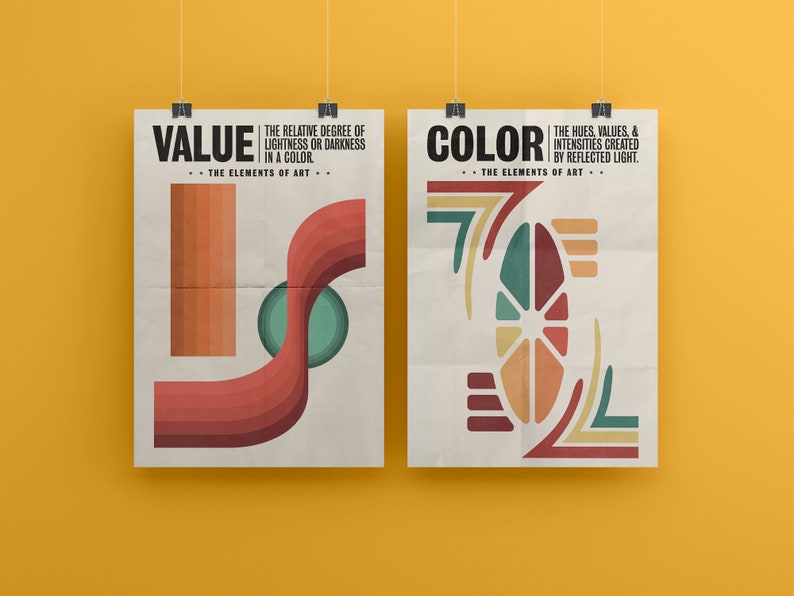 VALUE (digital Download) - the Vintage Set - Original Art Print for Art ...