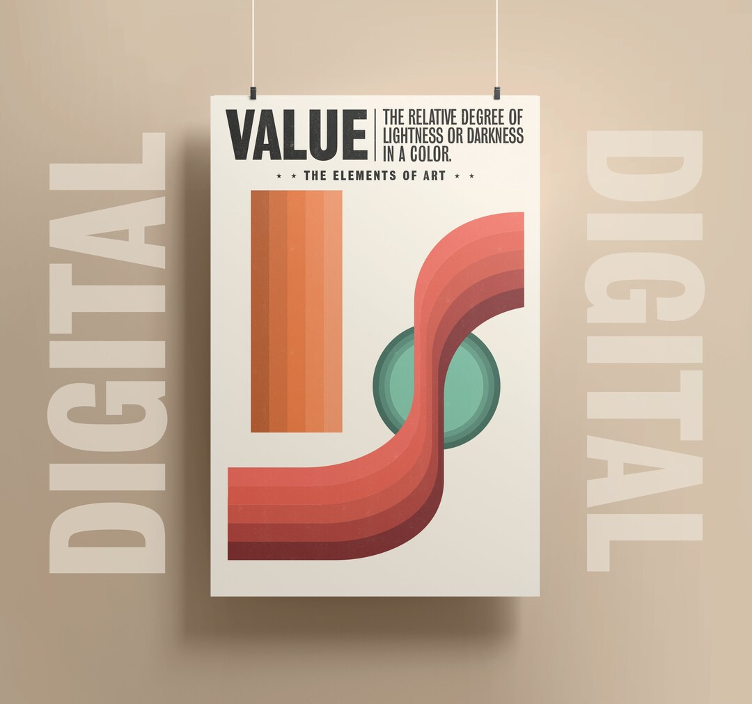 VALUE (digital Download) - the Vintage Set - Original Art Print for Art ...