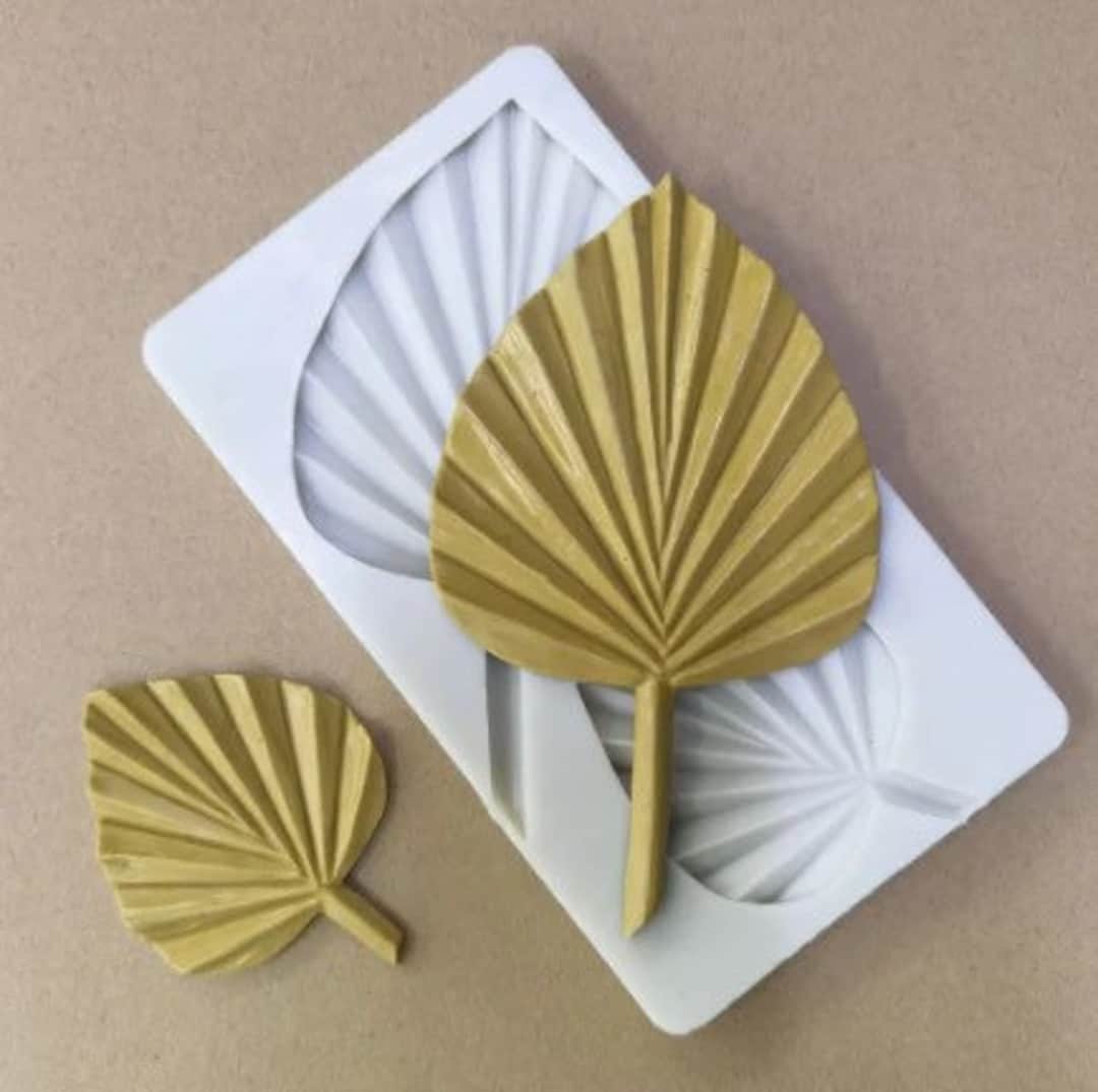 Large Fan Leaf Silicone Mold - Etsy
