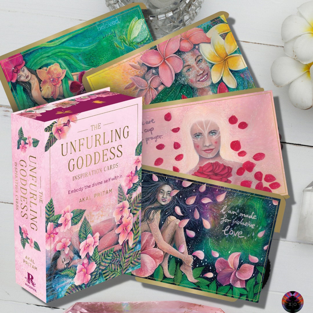 Unfurling Goddess Inspiration Cards: Multicultural Affirmations Deck - Etsy
