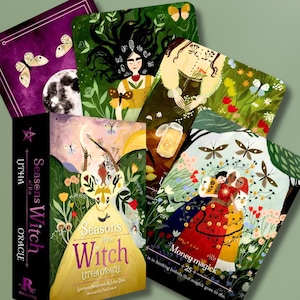 Seasons of the Witch Oracle Cards: Samhain, Yule, Beltane With ...