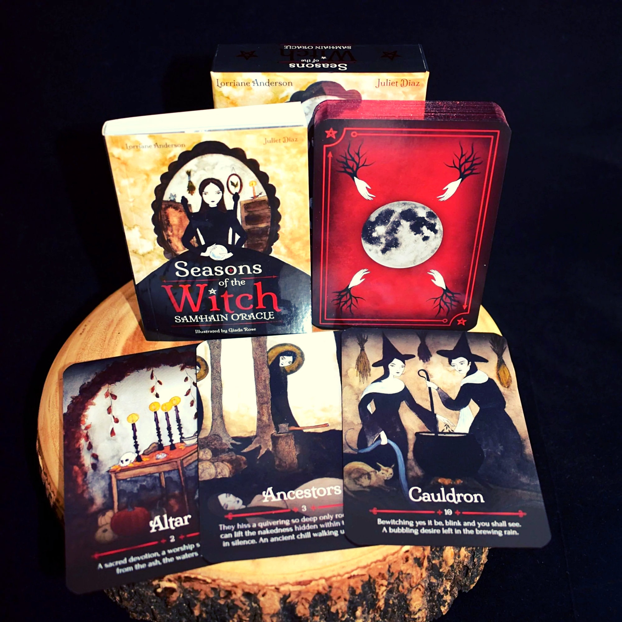 Seasons of the Witch Oracle Cards: Samhain, Yule, Beltane With ...