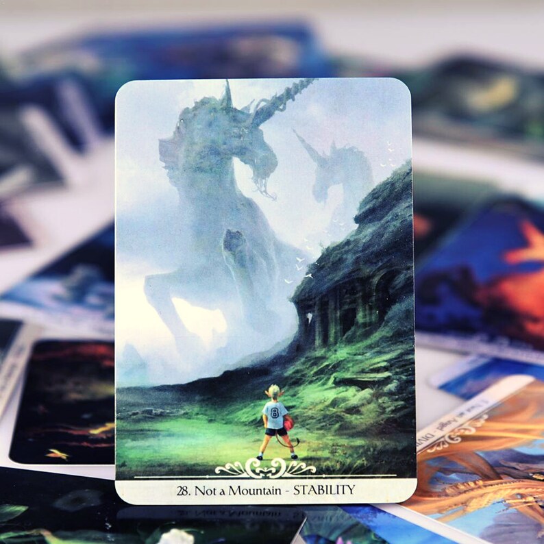 Unicorn Oracle Cards & Guidebook Divinatory and Inspirational Readings ...