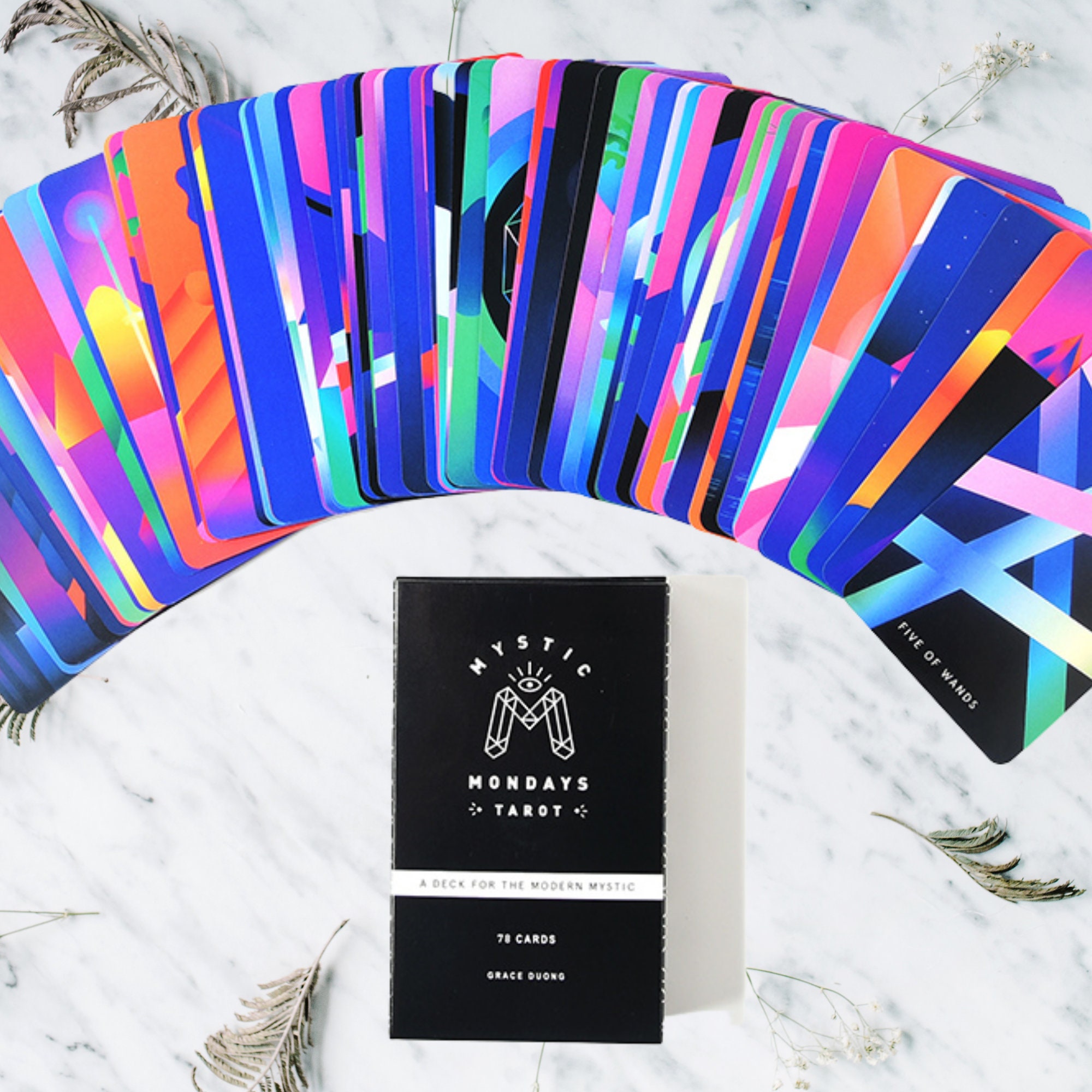 Minimalist Tarot Cards: Mystic Monday Tarot & Guidebook - Etsy