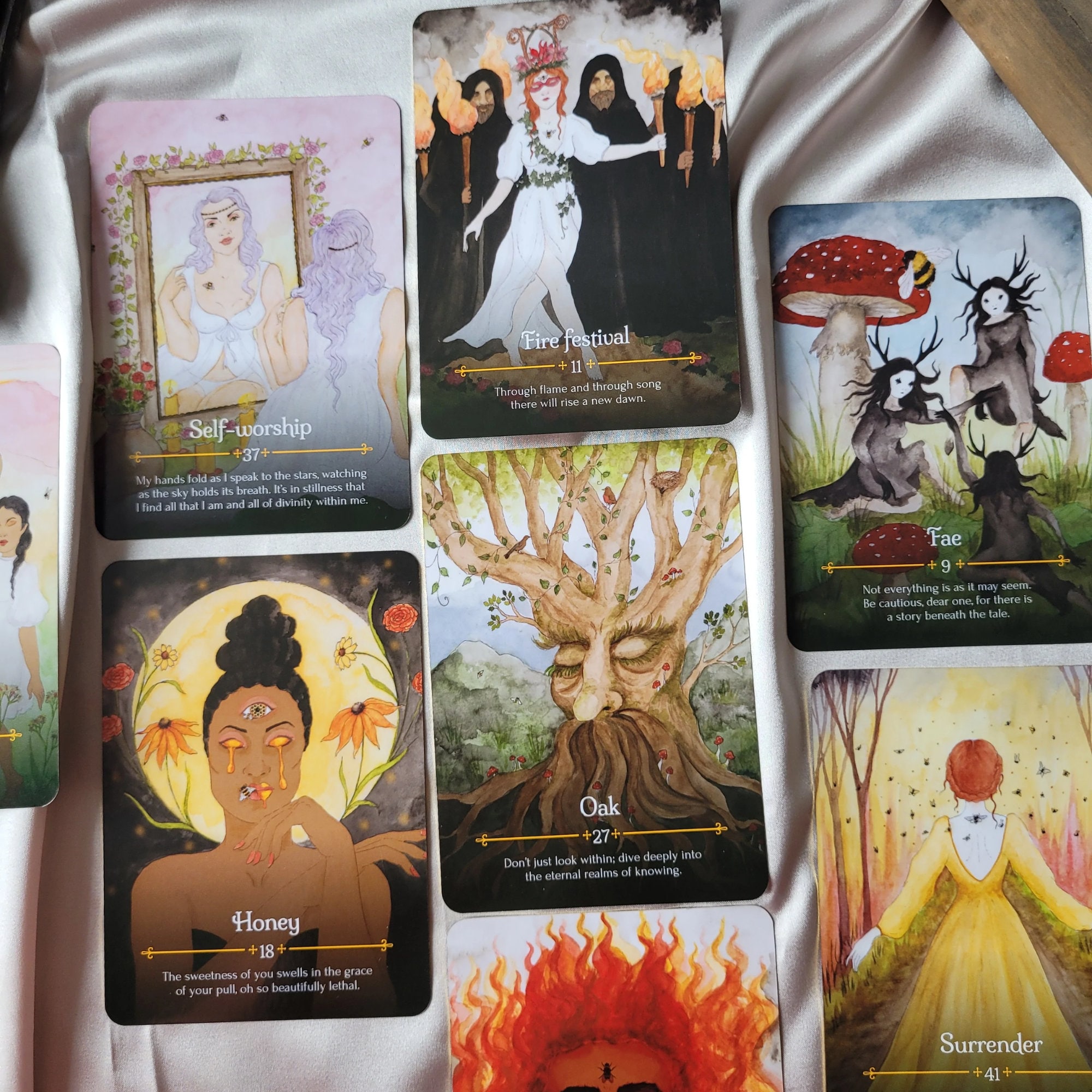 Seasons of the Witch Oracle Cards With Guidebook Samhain, Yule and ...